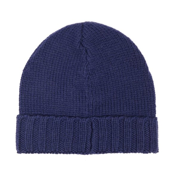 Gucci | Accessories | Gucci Gg Logo Wool Beanie Hat In Midnight Blue ...